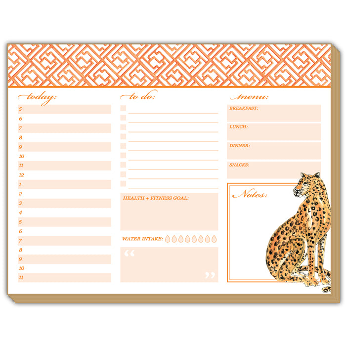 Cheetah Weekly Planner Luxe Planner – RosanneBECK Collections