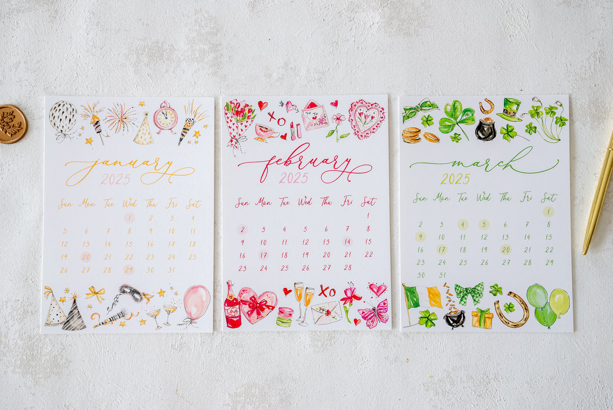 2025 Desk Calendars – RosanneBECK Collections