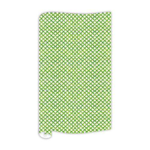 Hand Painted Green Rattan Wrapping Paper – RosanneBECK Collections