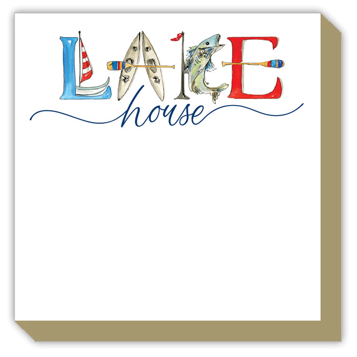 Lake House Icons Luxe Notepad – RosanneBECK Collections
