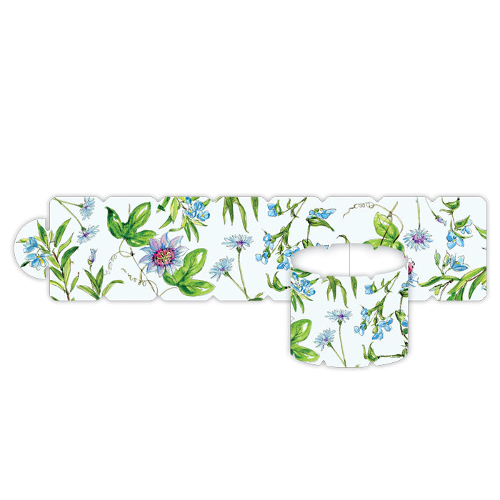 Blue Botanical Napkin Rings – RosanneBECK Collections