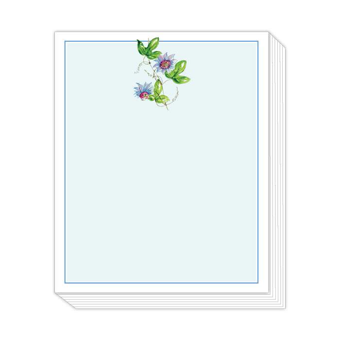 Blue Botanical Flower Stack Pad – RosanneBECK Collections