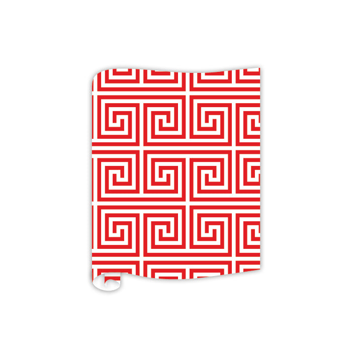 Red Greek Key Table Runner – RosanneBECK Collections