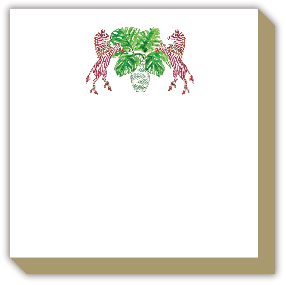 Animal Duo Zebra Luxe Notepad – RosanneBECK Collections