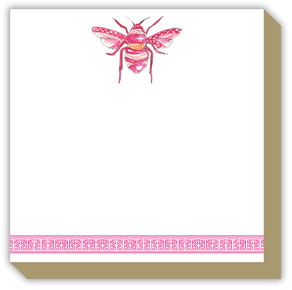 Handpainted Bee Luxe Notepad – RosanneBECK Collections