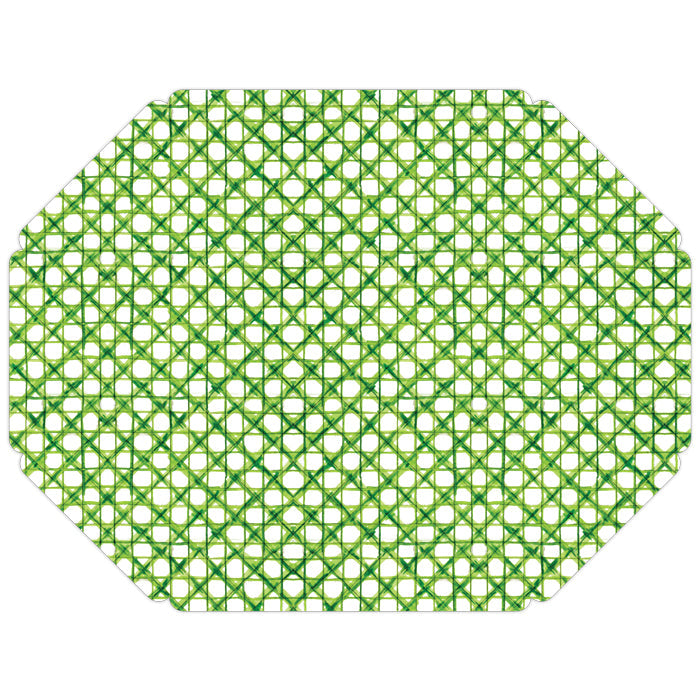 Green Cane Posh Die Cut Placemat Rosannebeck Collections