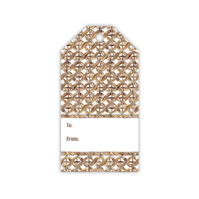 Coastal Braided Rattan Gift Tags – RosanneBECK Collections