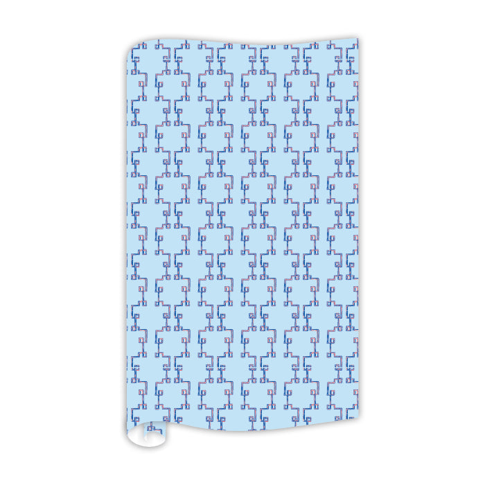 Madcap Cottage Blue Bamboozled Trellis Wrapping Paper – RosanneBECK ...